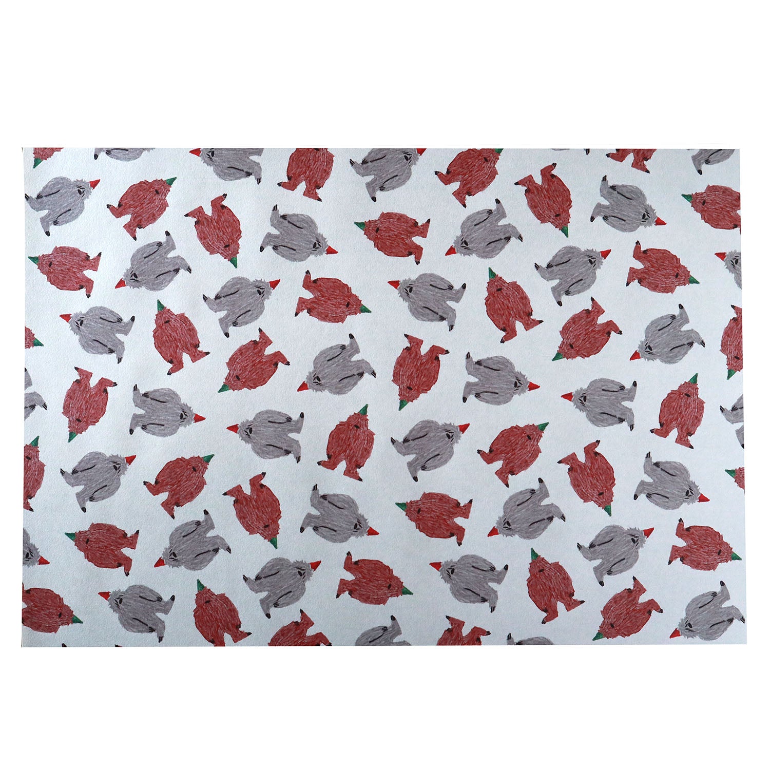 Party Yeti Wrapping Paper - 3 Sheets | Parkette.