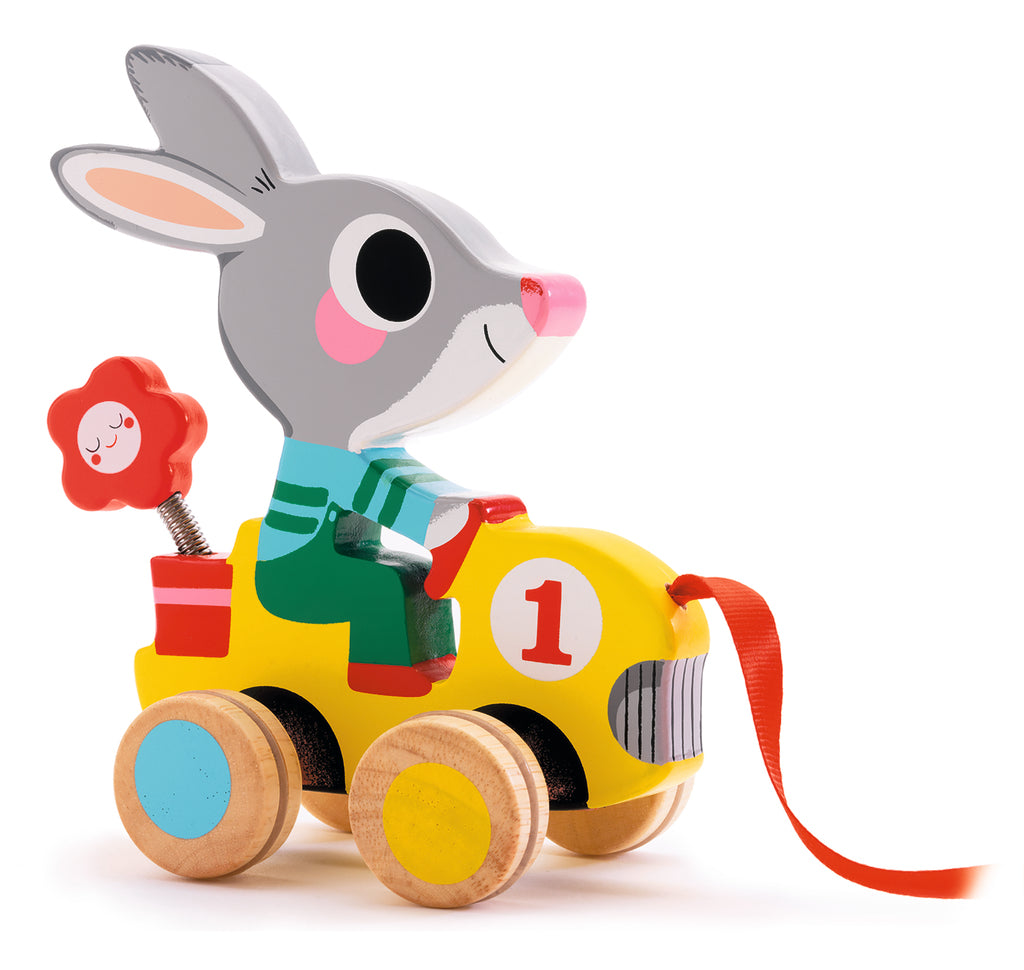 Roulapic the Rabbit Pull-Along Toy